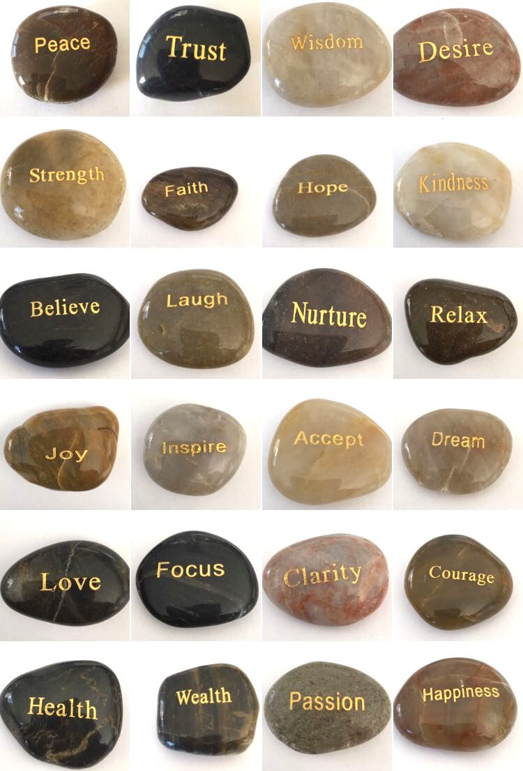Engraved Pebbles - Stone Engraving